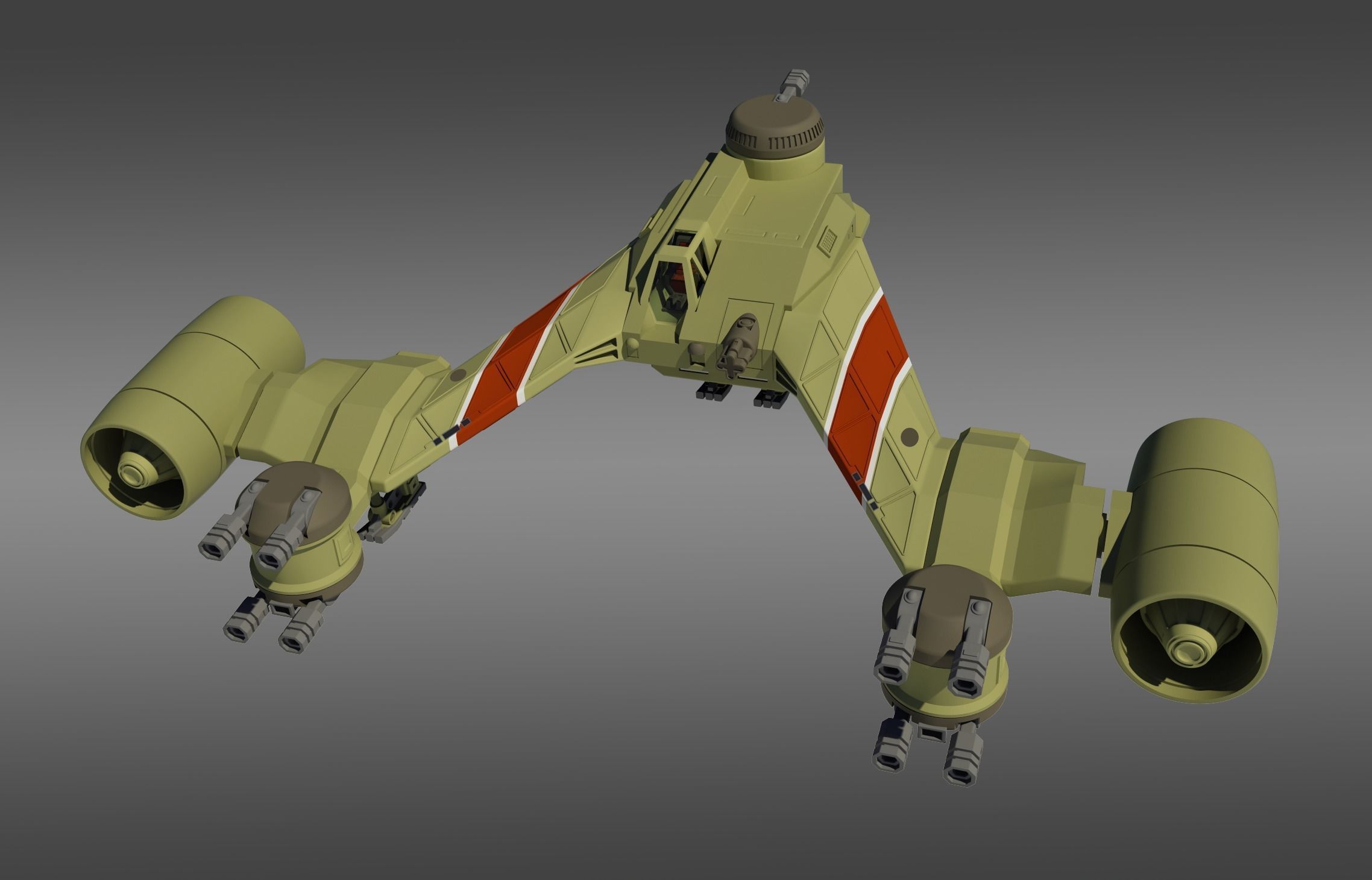 Starfighter - Kodan Deck Fighter 3D model 3D printable | CGTrader