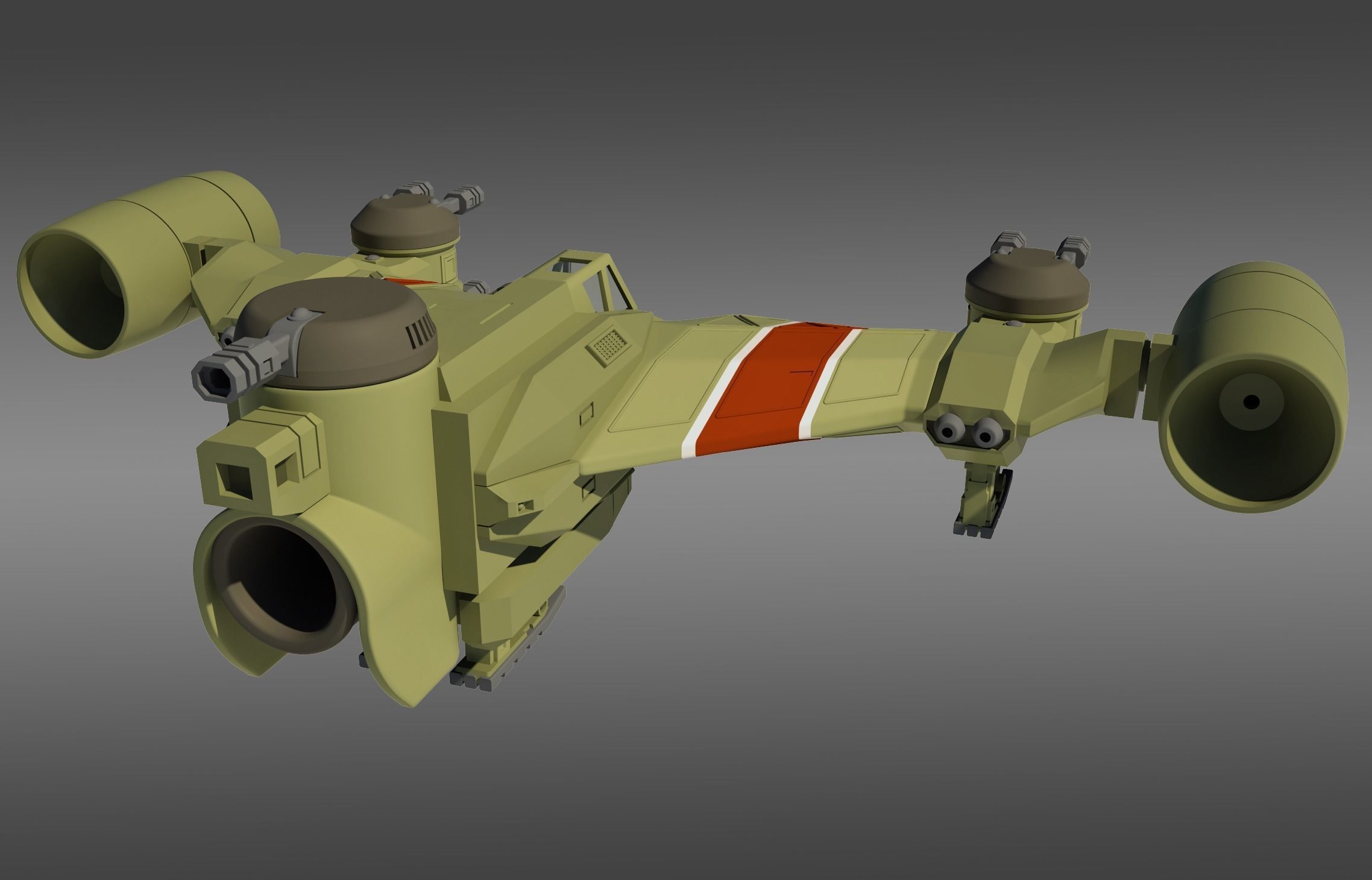 Starfighter - Kodan Deck Fighter 3D model 3D printable | CGTrader
