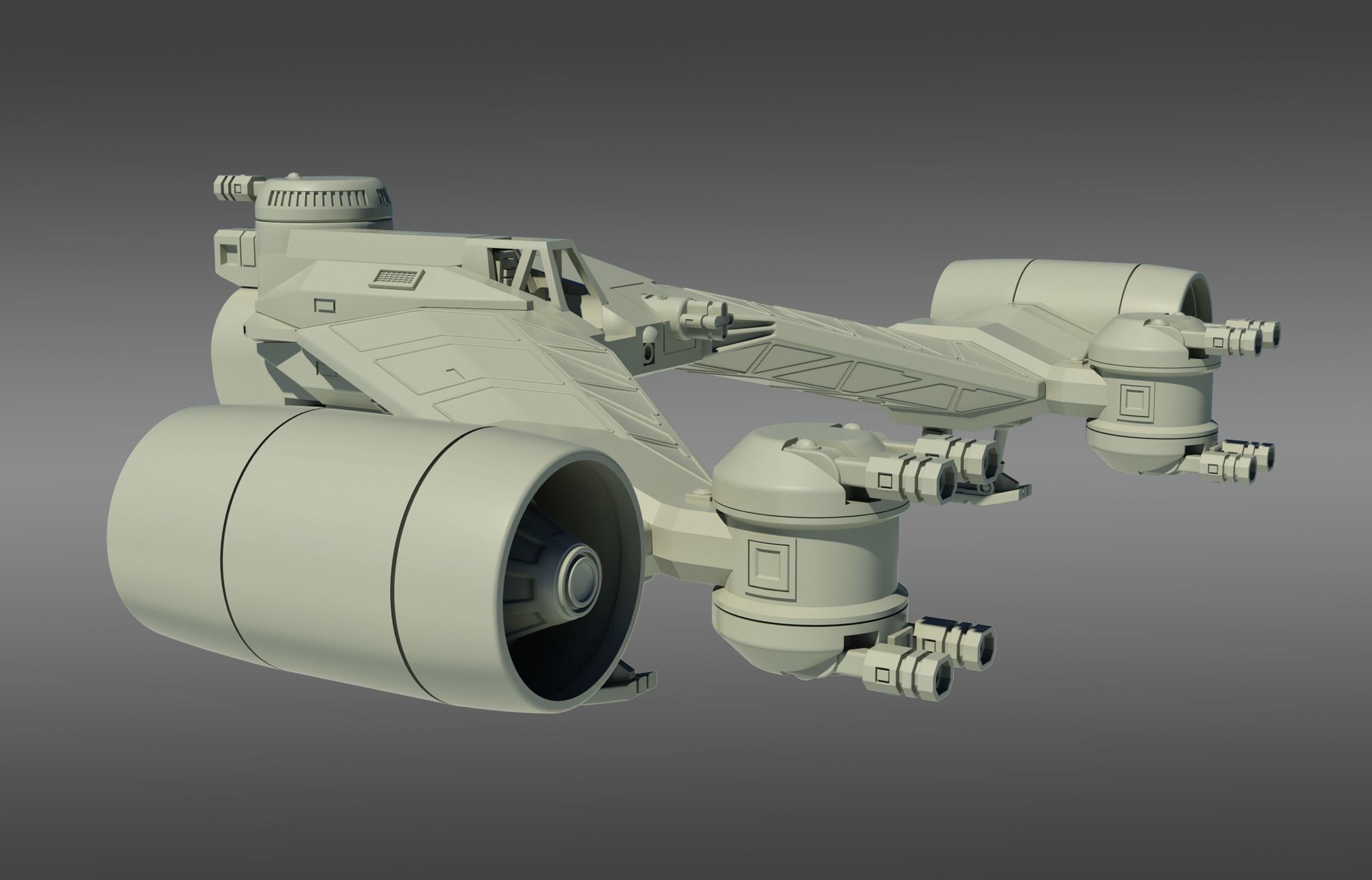 Starfighter - Kodan Deck Fighter 3D model 3D printable | CGTrader