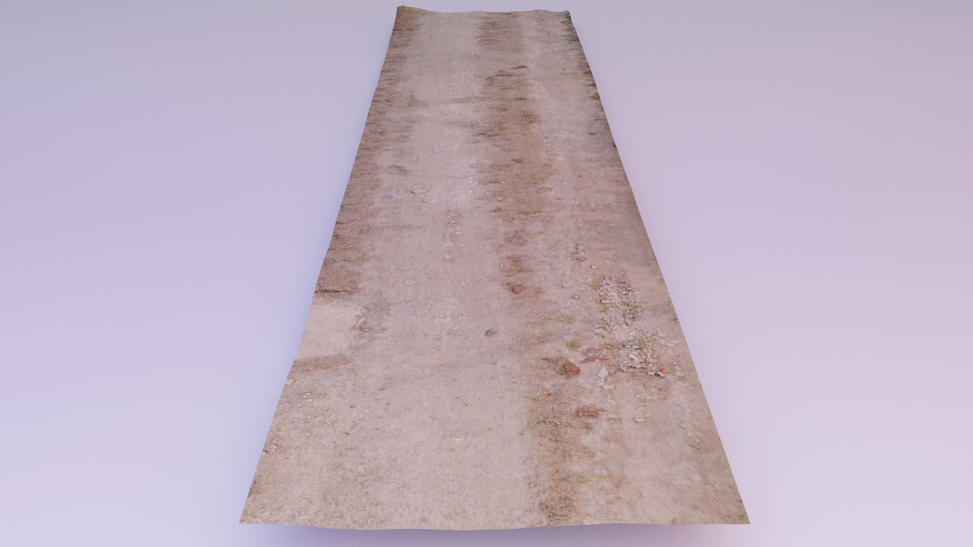 3D model Country road scan VR / AR / low-poly | CGTrader