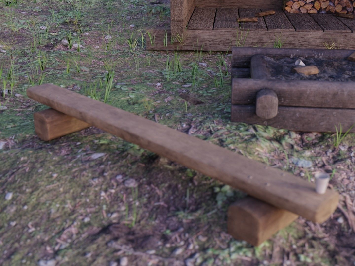 3D model Wind protection forest shelter VR / AR / low-poly | CGTrader