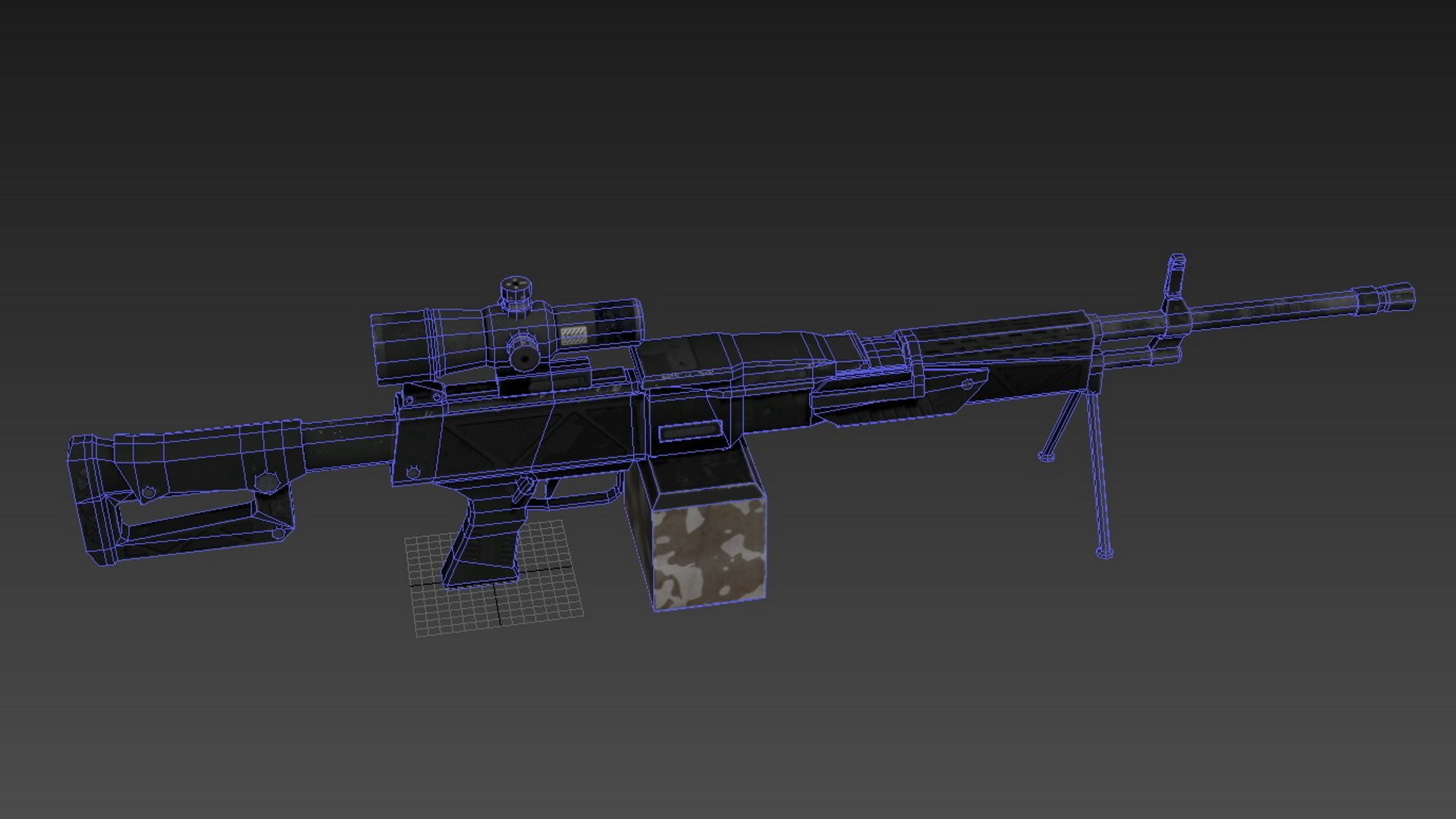 3D model QJY-201 China Machin Gun VR / AR / low-poly | CGTrader