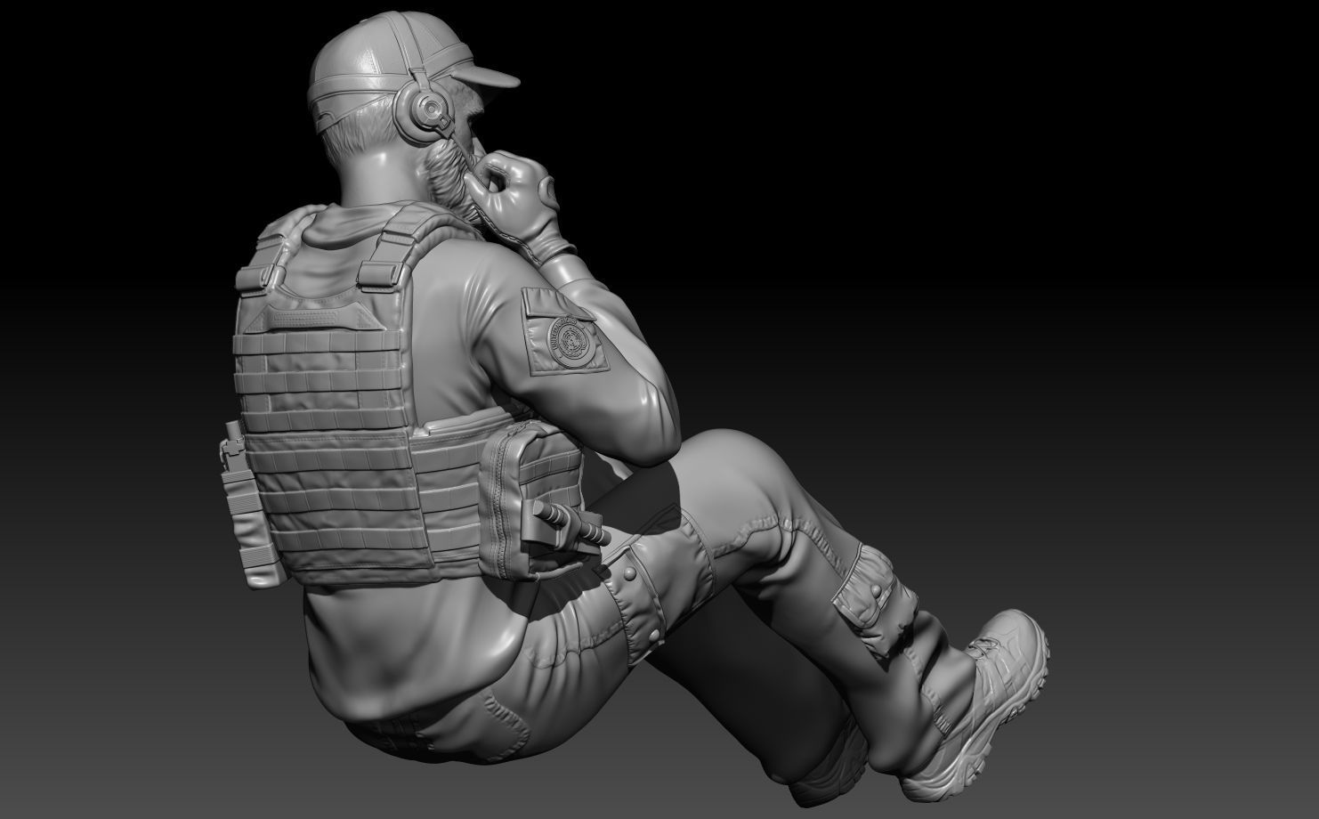 NATO CREW COMMANDER 3D model 3D printable | CGTrader