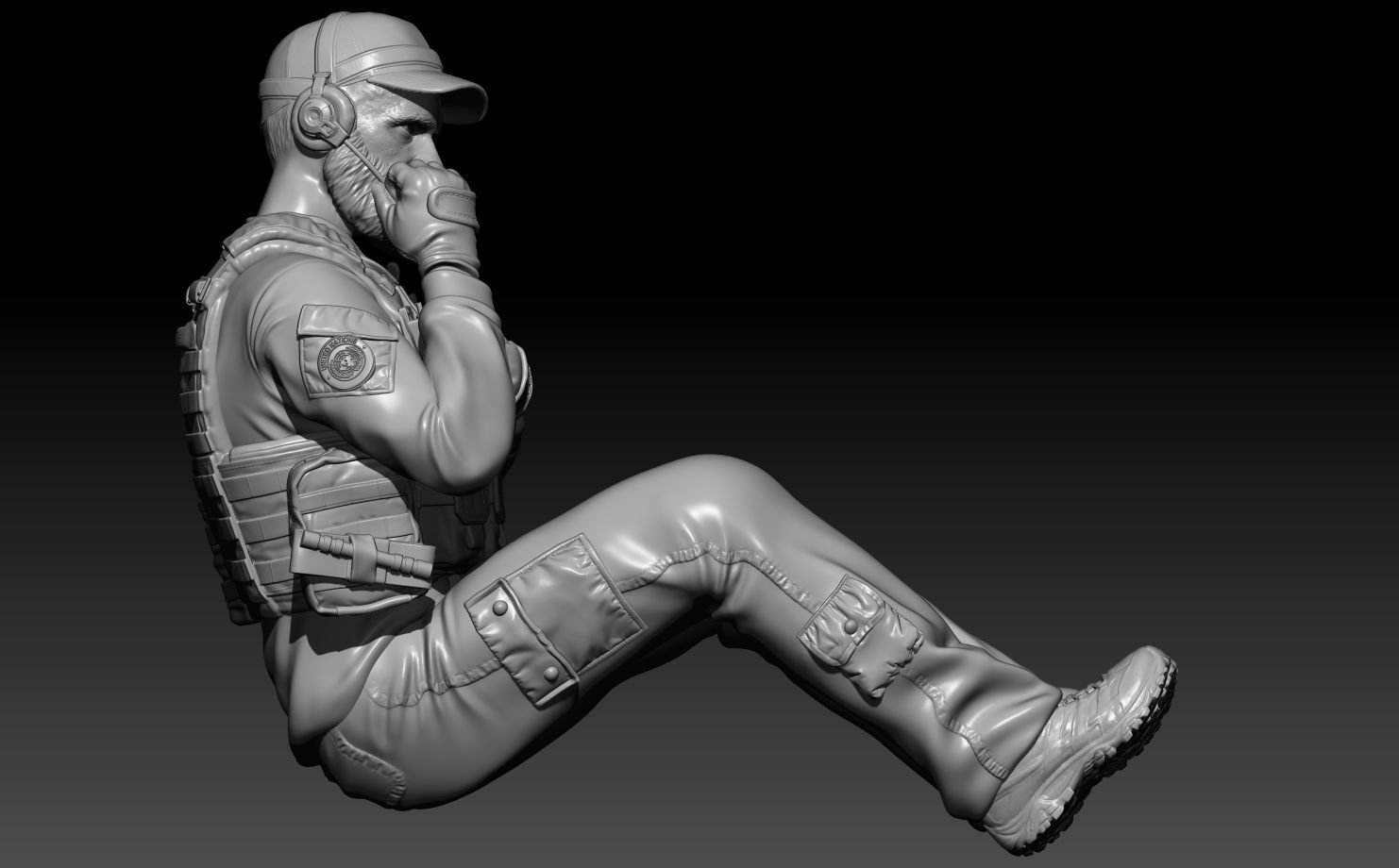 NATO CREW COMMANDER 3D model 3D printable | CGTrader