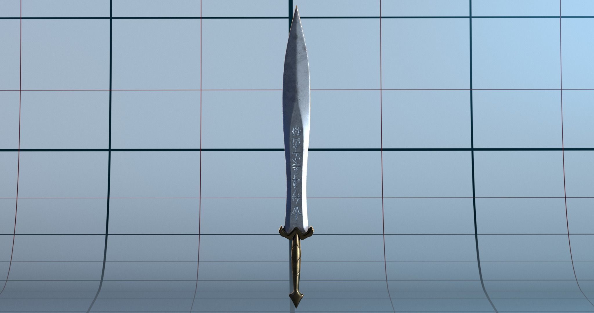 Sword 5 PBR 3D model | CGTrader