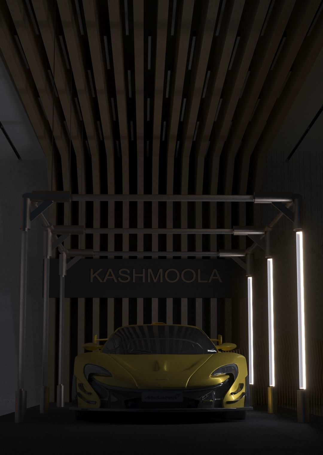 car showroom 3D model | CGTrader