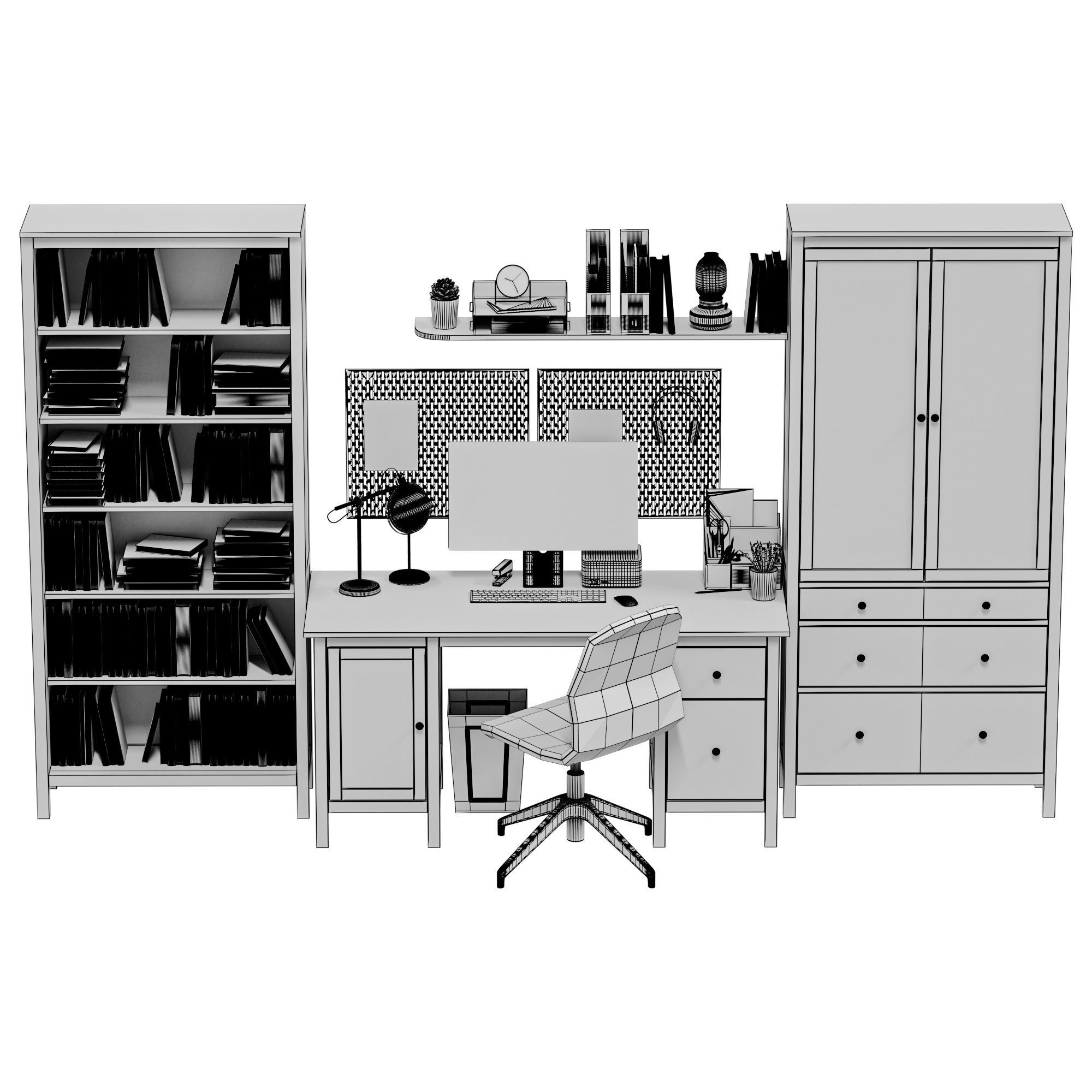 IKEA - Office workplace 22 3D model | CGTrader