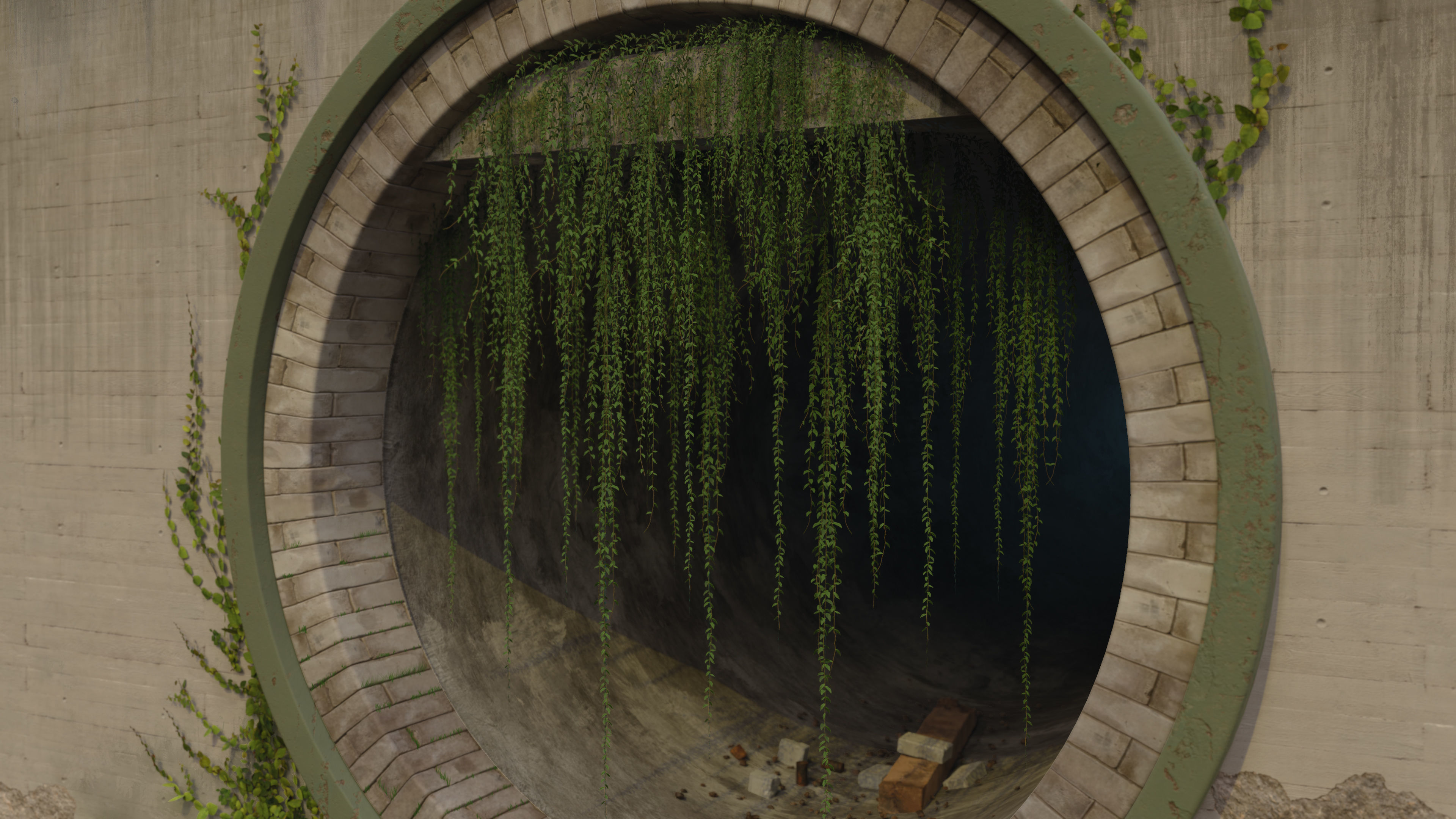 3D model Nature Assets - Curtain Creepers VR / AR / low-poly | CGTrader