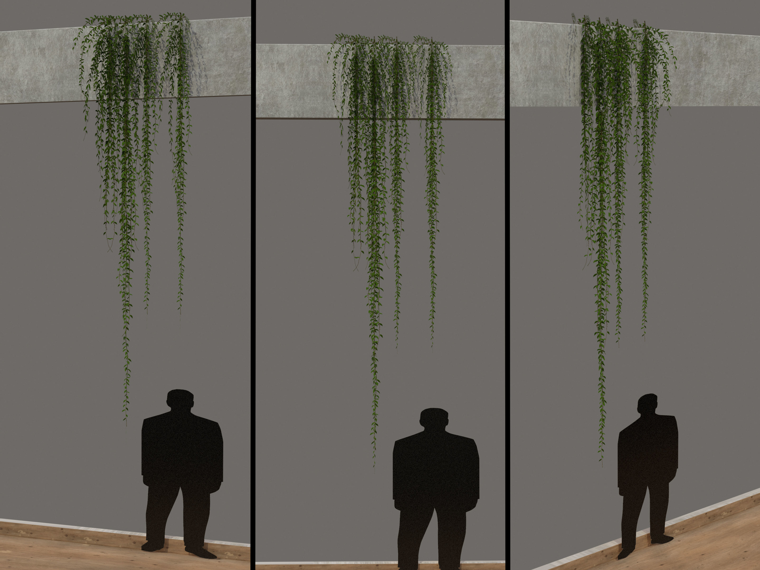 3D model Nature Assets - Curtain Creepers VR / AR / low-poly | CGTrader