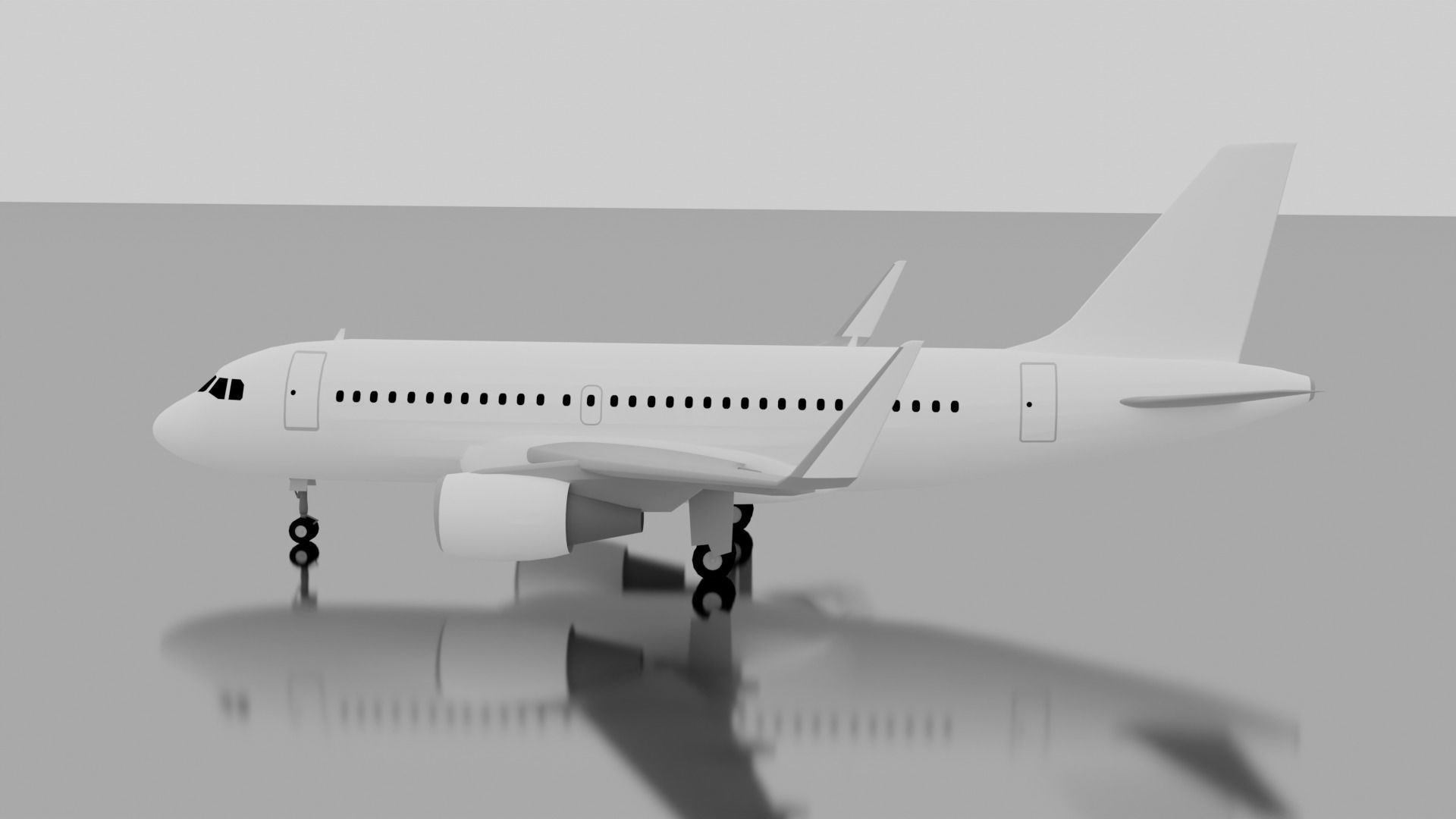 Airbus A319-100 3D model | CGTrader