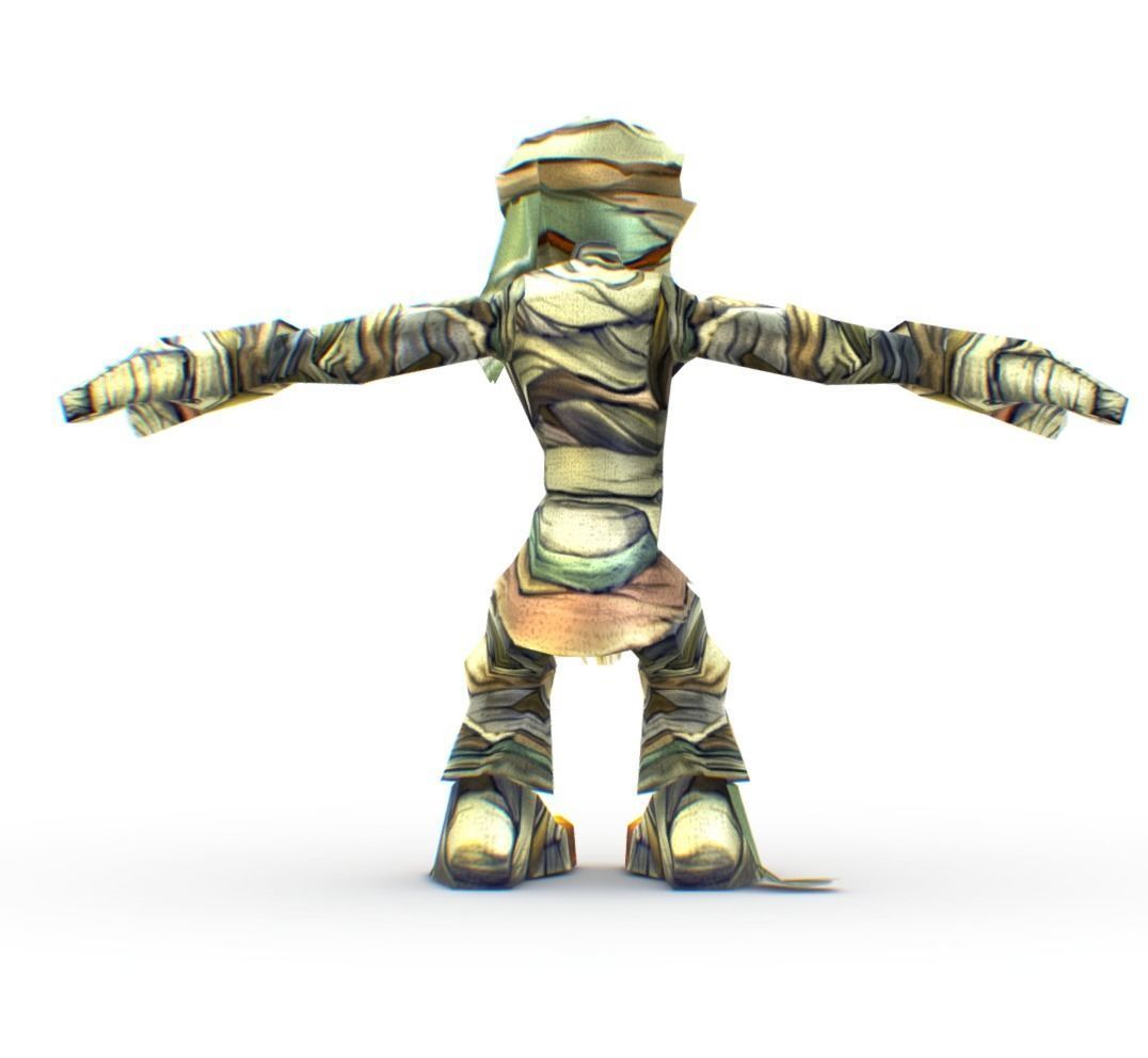 3D model Low Poly Cartoon Creature Mumiya VR / AR / low-poly | CGTrader