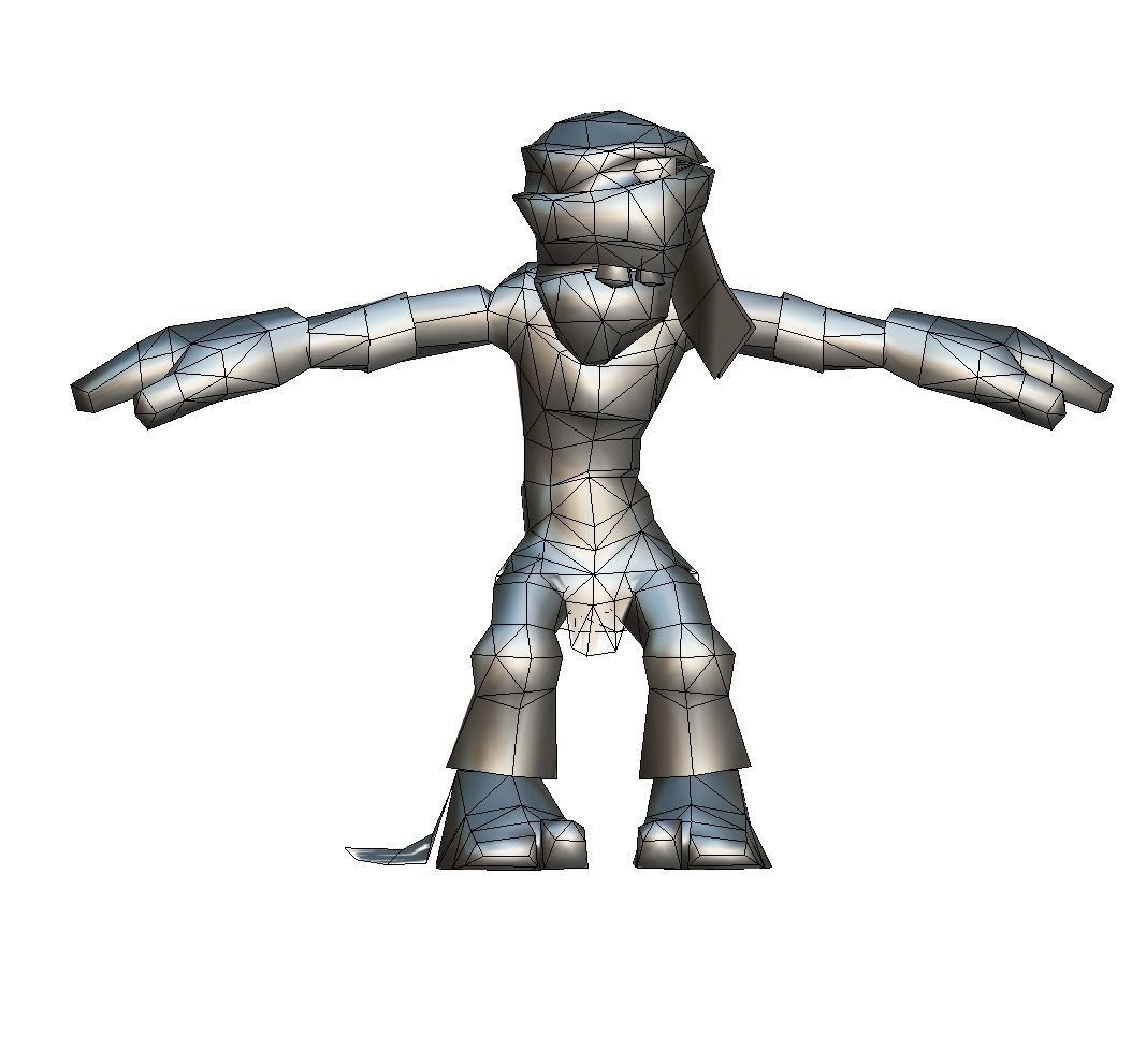 3D model Low Poly Cartoon Creature Mumiya VR / AR / low-poly | CGTrader