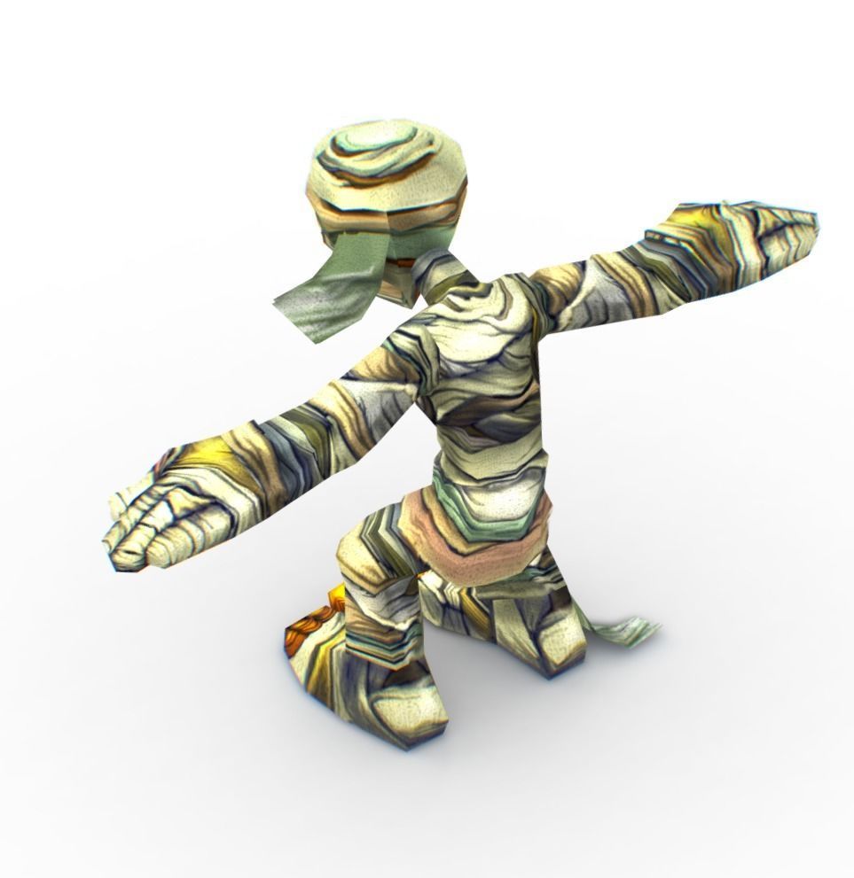 3D model Low Poly Cartoon Creature Mumiya VR / AR / low-poly | CGTrader