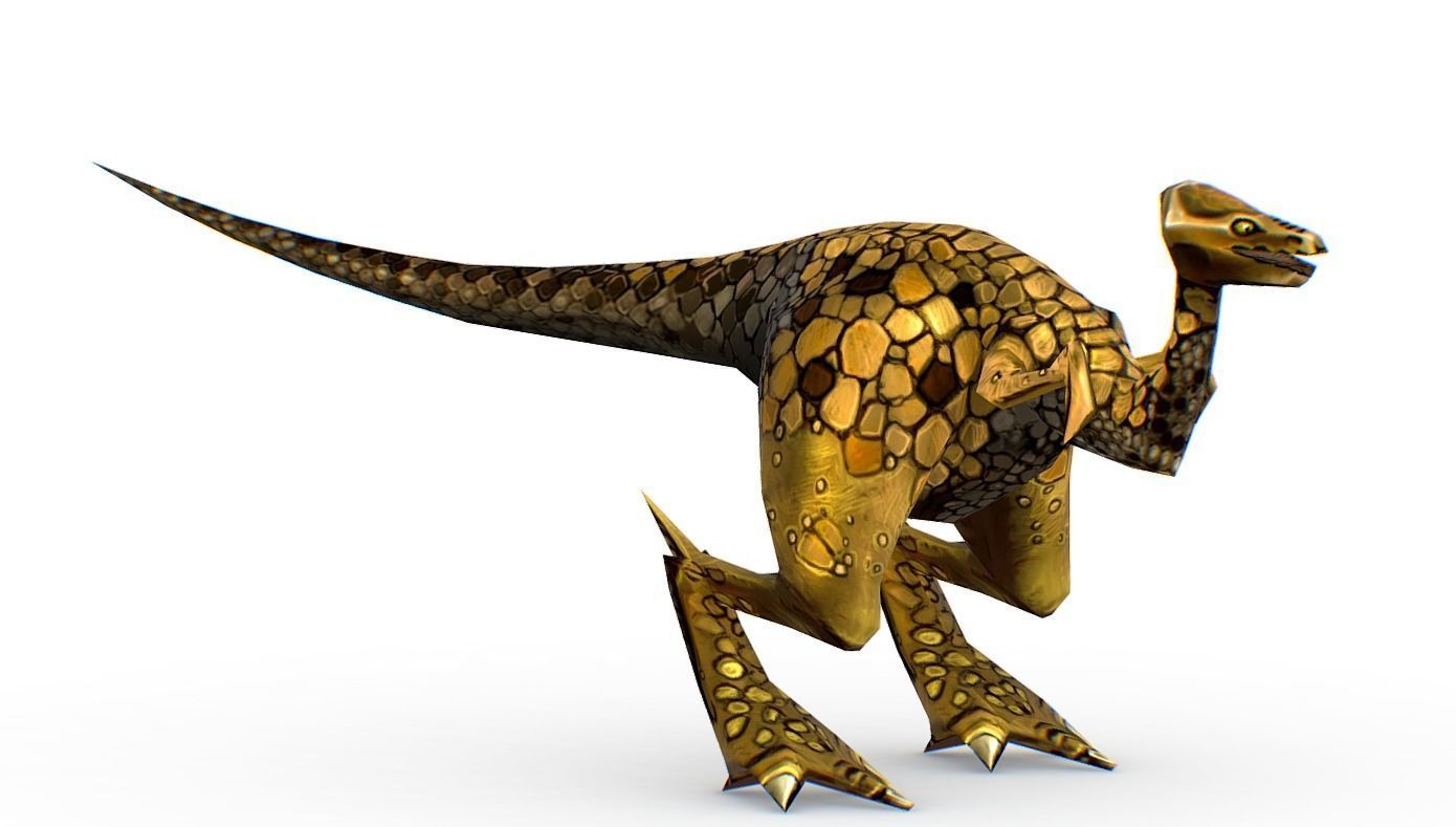 3D model Low Poly Cartoon Creature Dino Tava VR / AR / low-poly | CGTrader