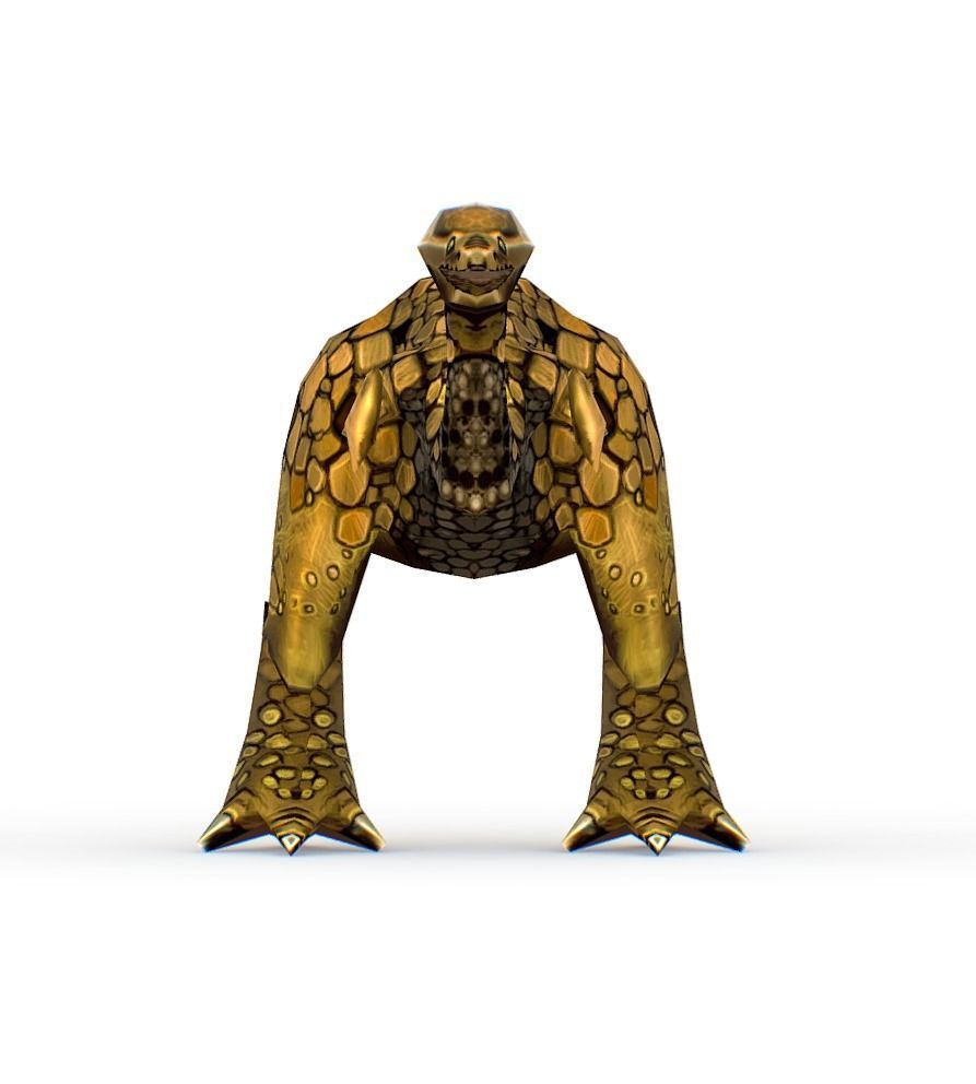 3D model Low Poly Cartoon Creature Dino Tava VR / AR / low-poly | CGTrader