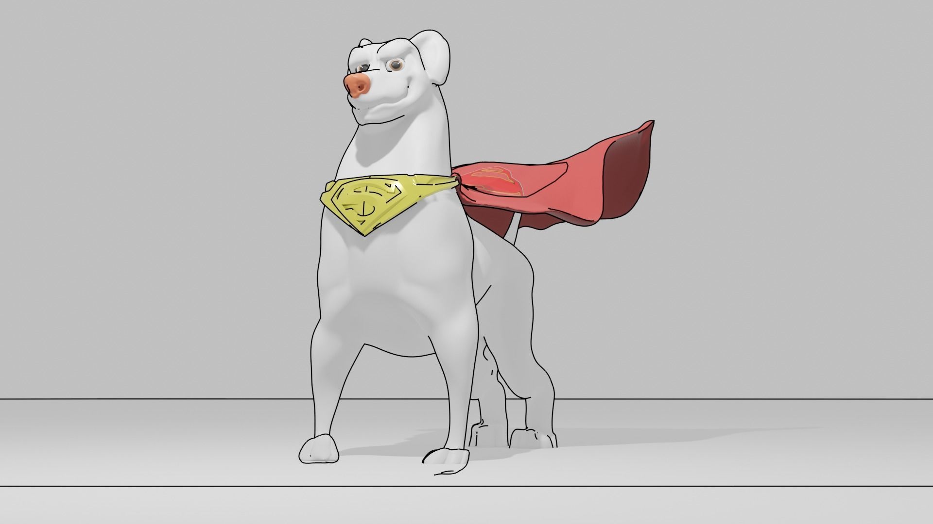 Krypto the Superdog model 3D model | CGTrader