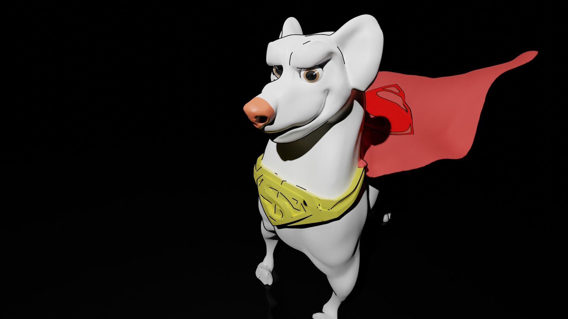 Krypto the Superdog model 3D model | CGTrader
