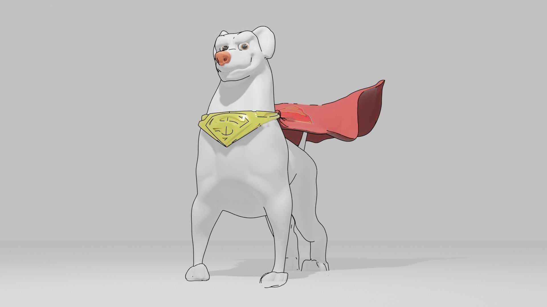 Krypto the Superdog model 3D model | CGTrader