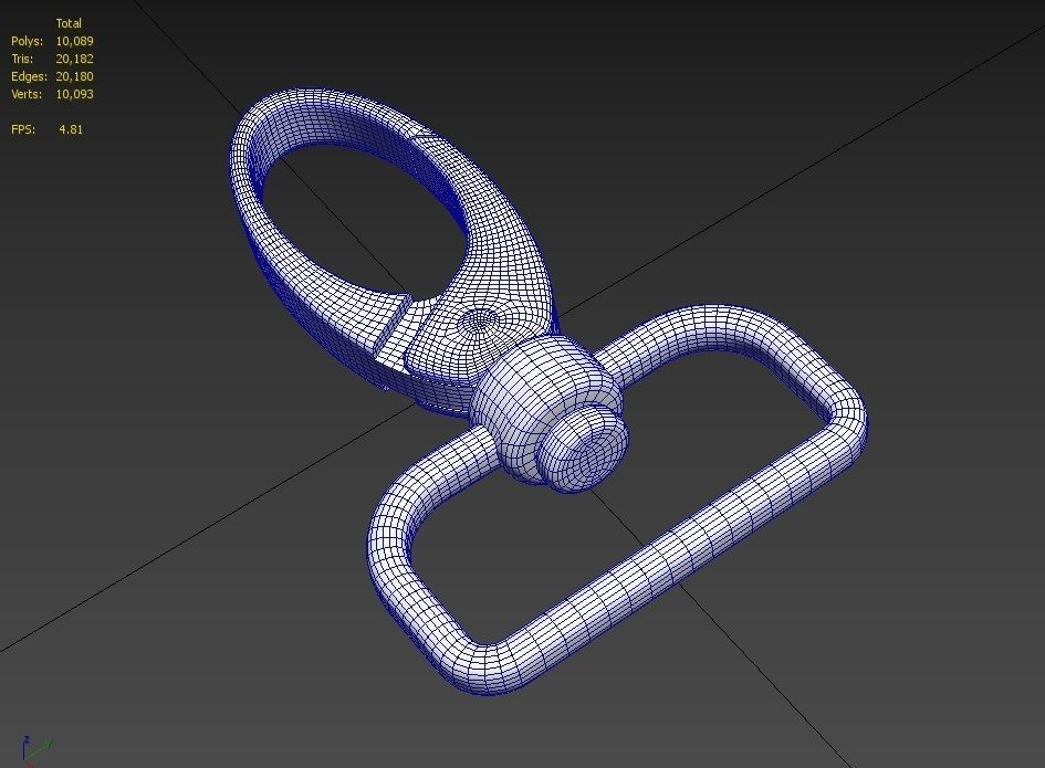 3D model Swivel Claps M02C VR / AR / low-poly | CGTrader