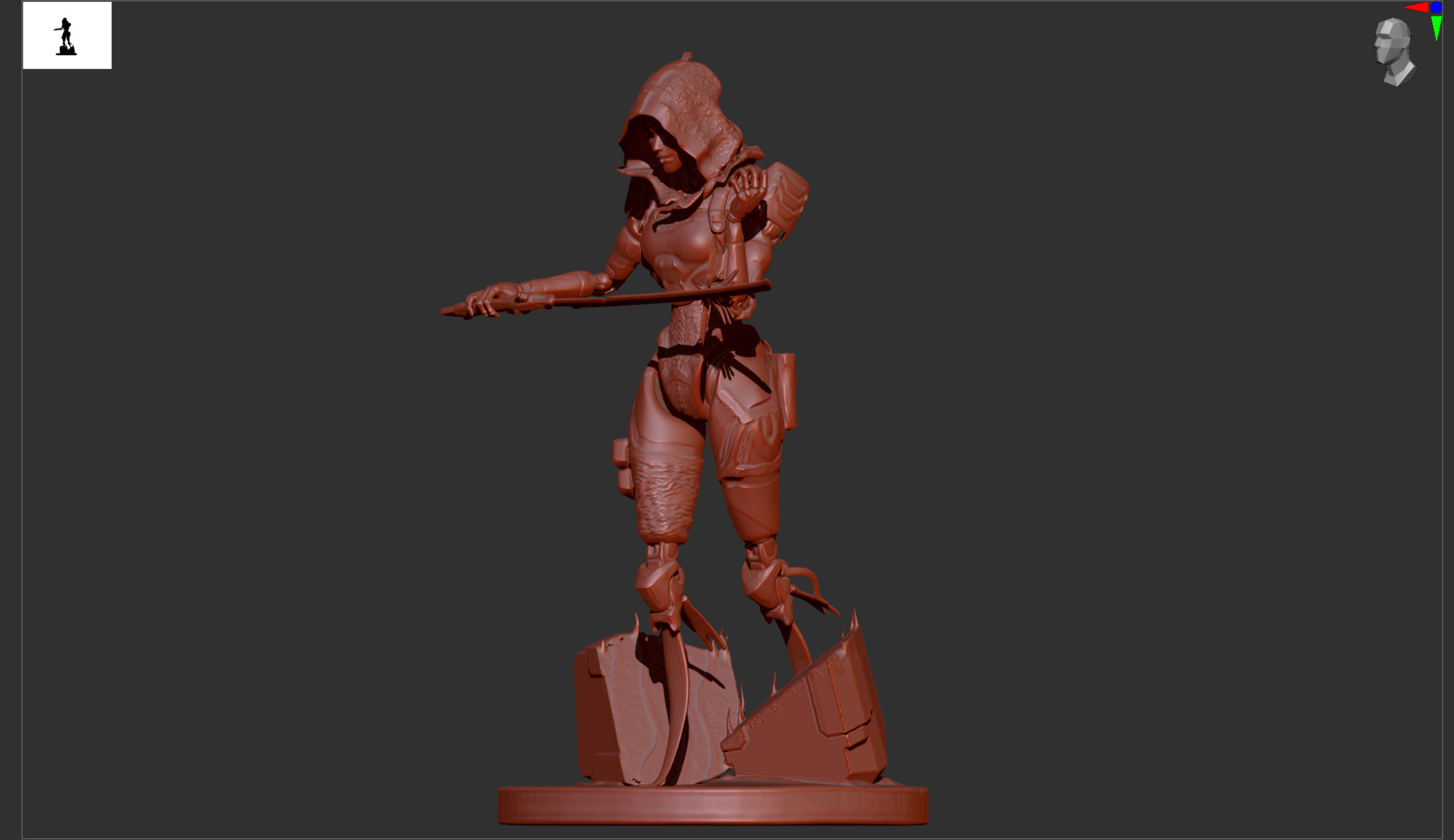 Apex Legends Ash 3D print OBJ STL 3D model 3D printable | CGTrader