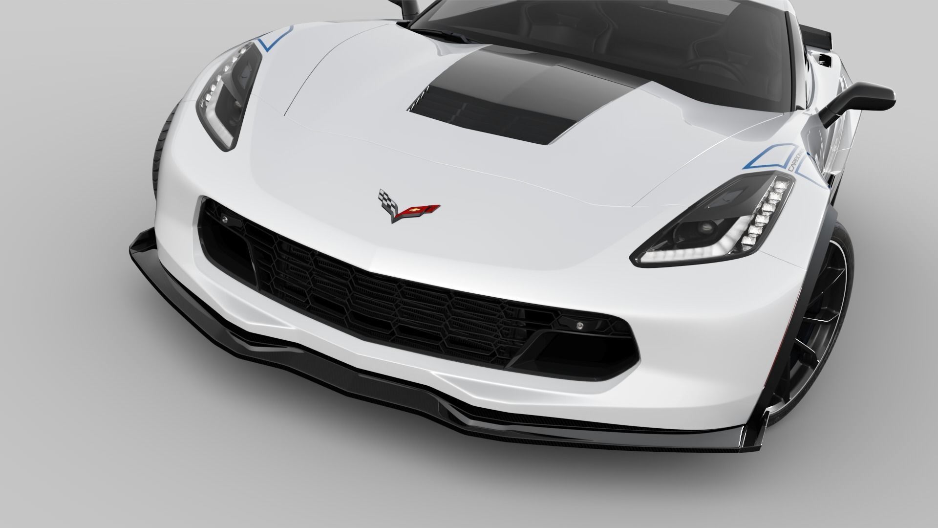 Chevrolet Corvette Carbon 65 Edition free 3D model | CGTrader