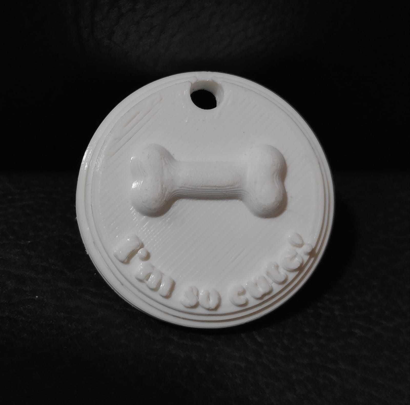 Dog Bone Tag 3D model 3D printable | CGTrader