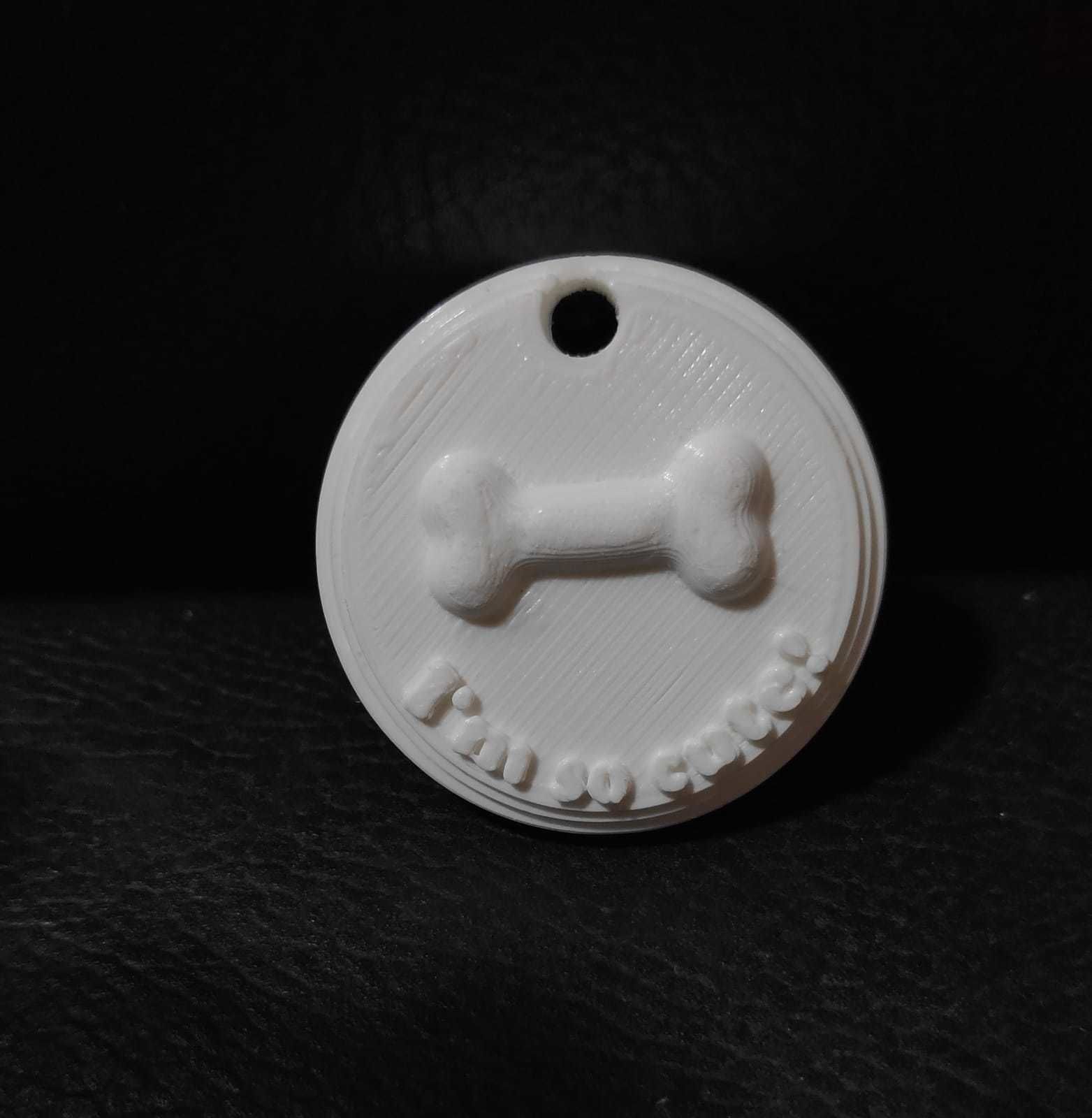 Dog Bone Tag 3D model 3D printable | CGTrader