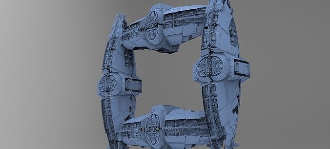 Jupiter Ancient tech temple Space station 3D model | CGTrader