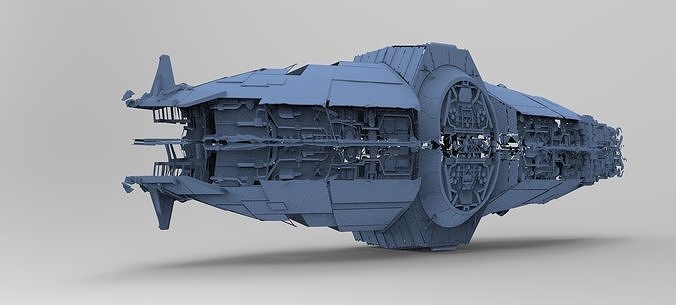 Jupiter Ancient tech temple Space station 4 3D model | CGTrader