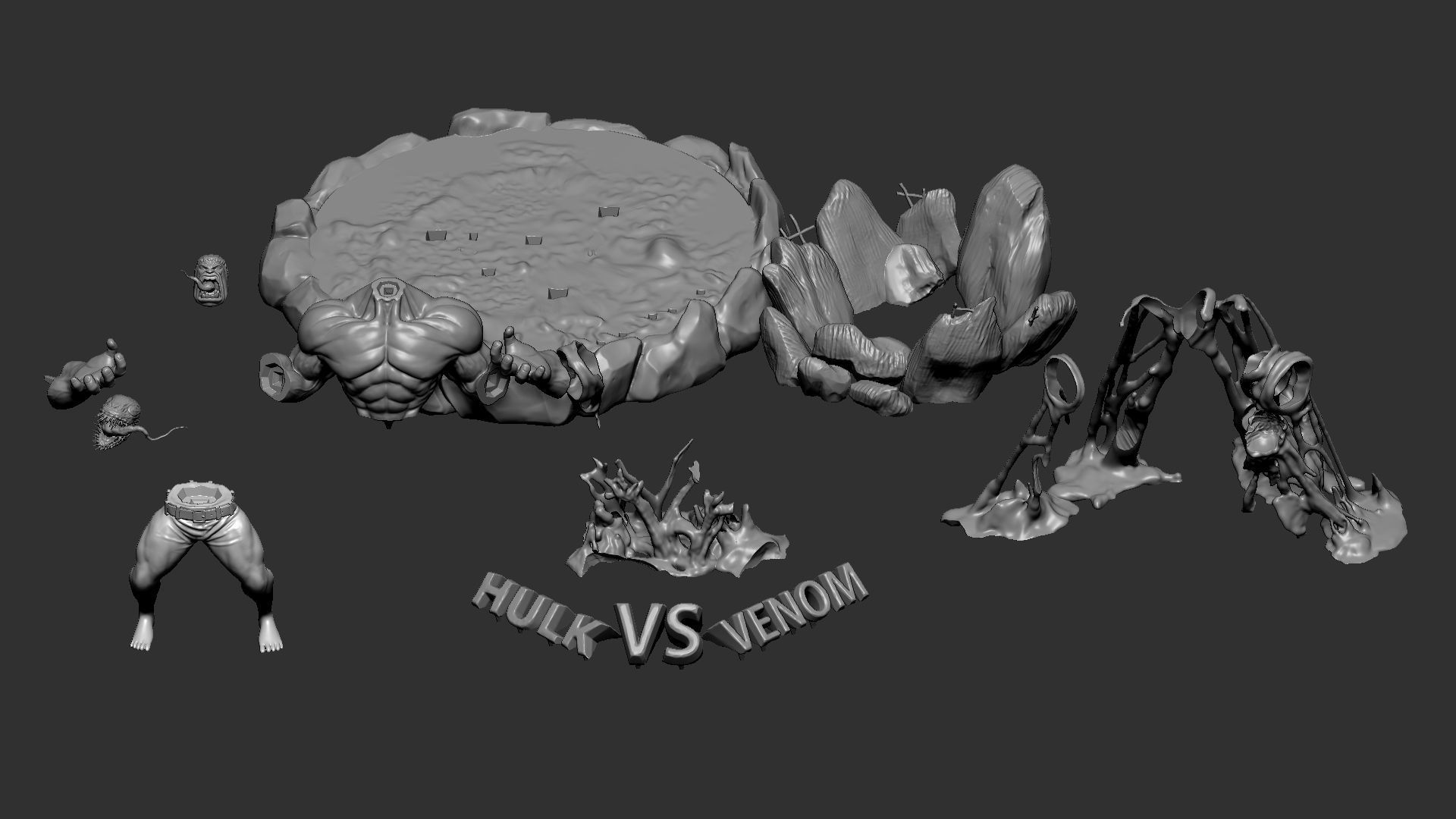 HULK SMASH 3D model 3D printable | CGTrader