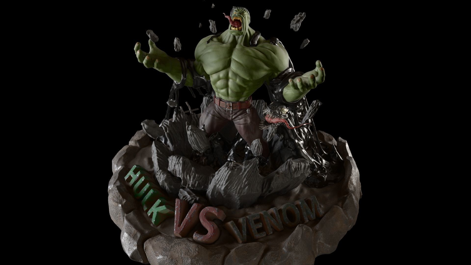 HULK SMASH 3D model 3D printable | CGTrader