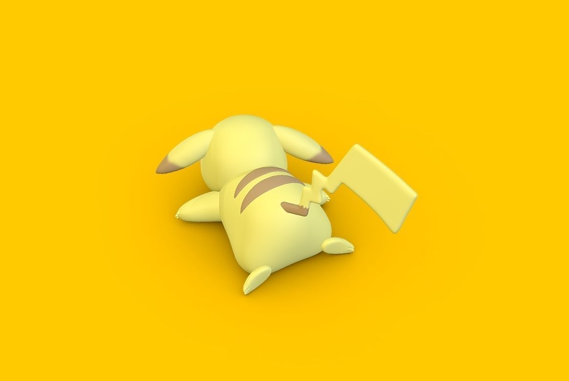 Pikachu in ecstasy - 3D PRINT 3D model 3D printable | CGTrader