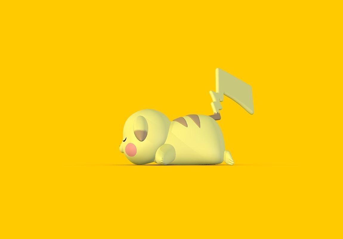 Pikachu in ecstasy - 3D PRINT 3D model 3D printable | CGTrader