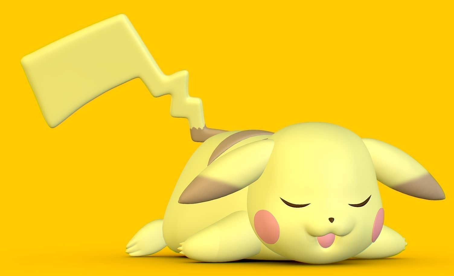 Pikachu in ecstasy - 3D PRINT 3D model 3D printable | CGTrader