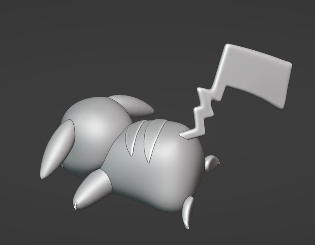 Pikachu in ecstasy - 3D PRINT 3D model 3D printable | CGTrader