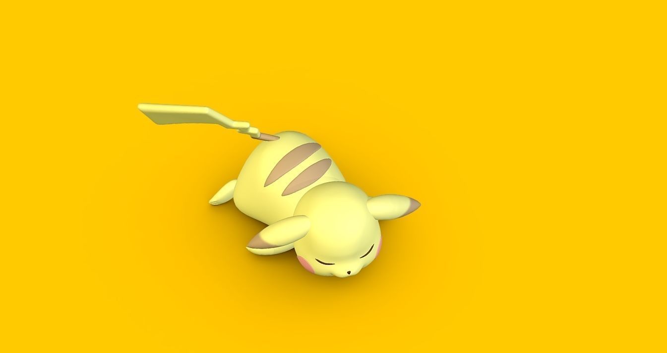 Pikachu in ecstasy - 3D PRINT 3D model 3D printable | CGTrader