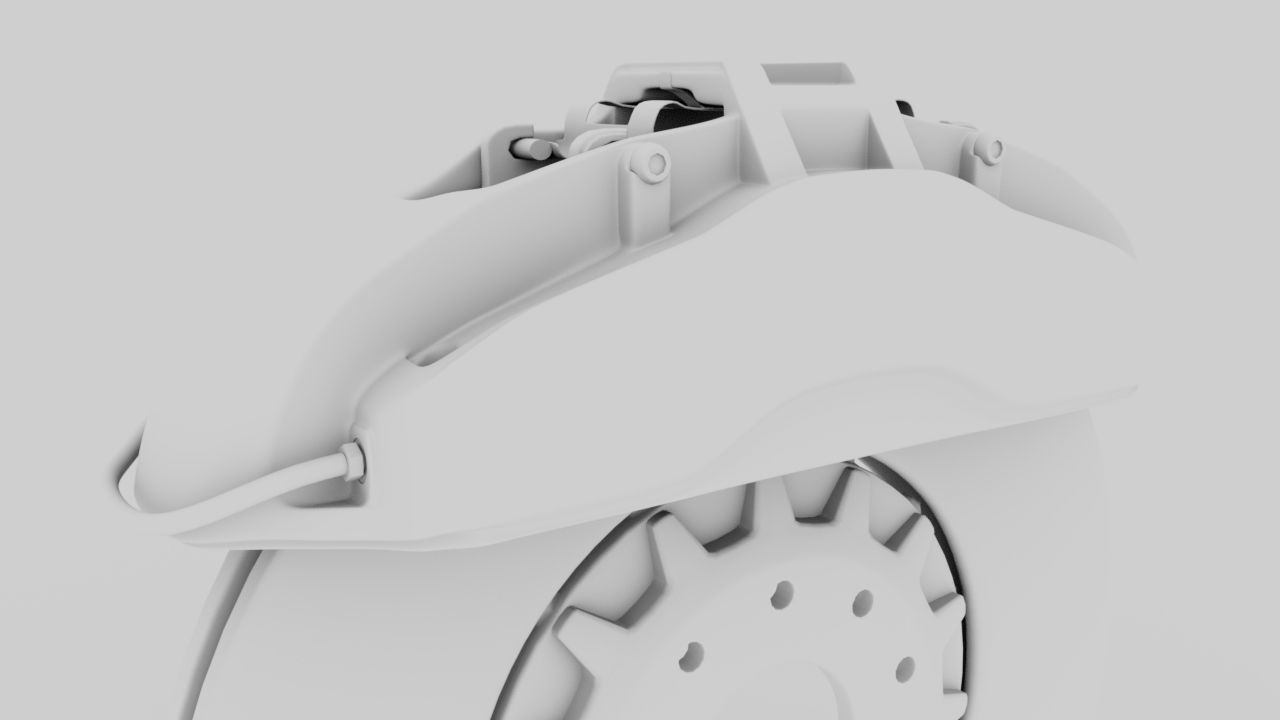 Disk brake free 3D model | CGTrader