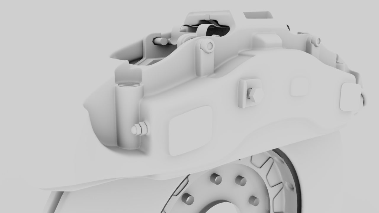 Disk brake free 3D model | CGTrader