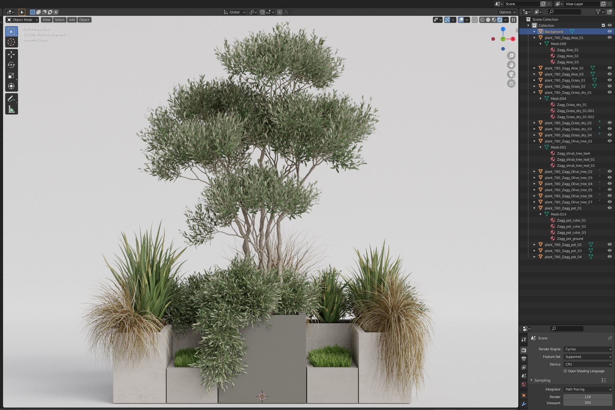Plants collection 780 3D model | CGTrader