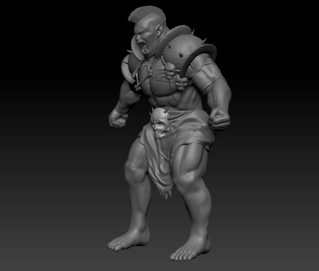 Ork male 3D model | CGTrader