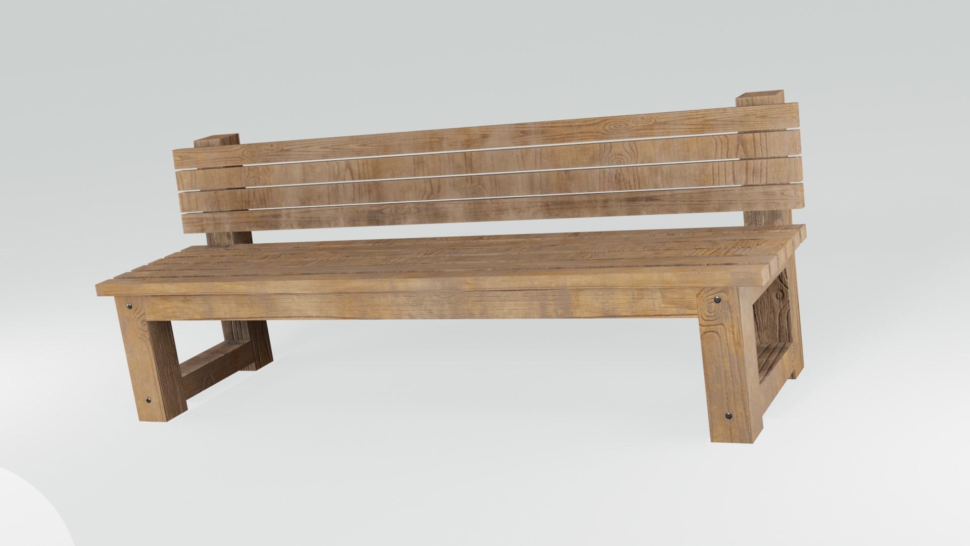 3D model Bench - game model VR / AR / low-poly | CGTrader