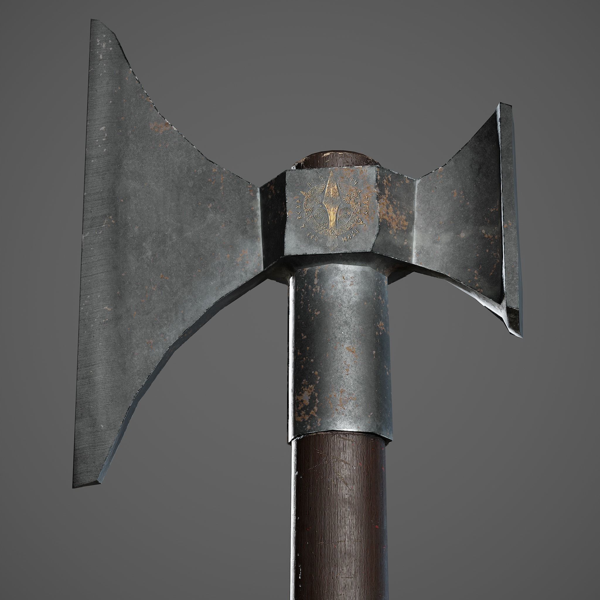 3D model War Hammer Axe VR / AR / low-poly | CGTrader