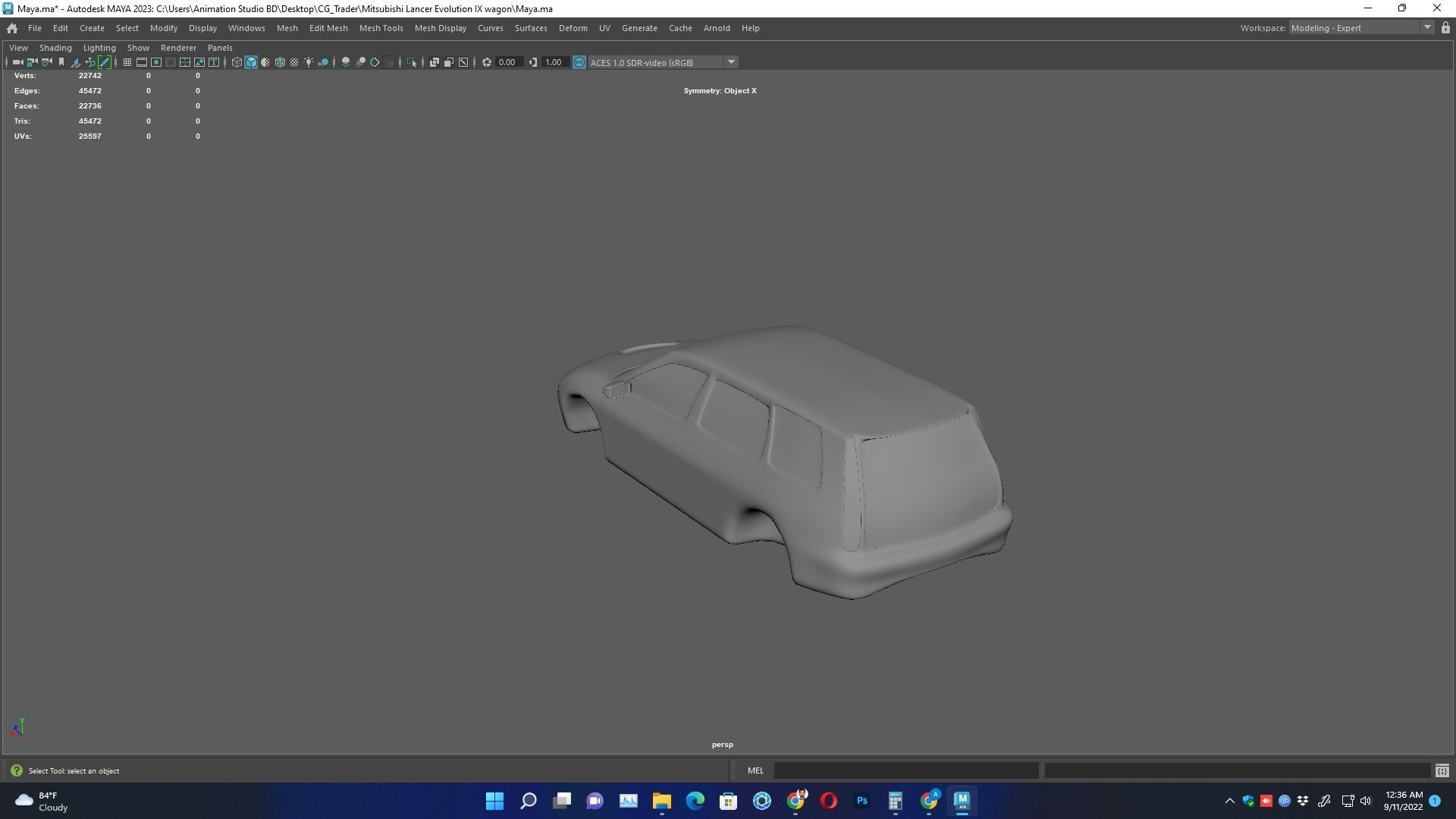 Mitsubishi Lancer Evolution IX body for 3d printing free 3D model ...