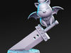 Moogle sword Final Fantasy 32mm Pre-supported 3D model 3D printable ...
