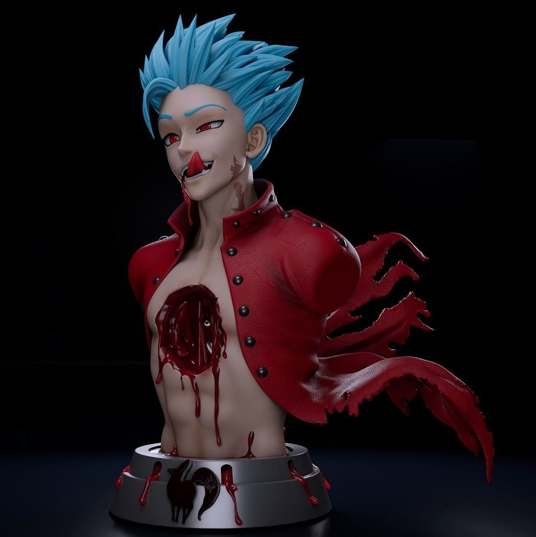 BAN NANATSU NO TAIZAI SETE PECADOS CAPITAIS 3D model 3D printable ...
