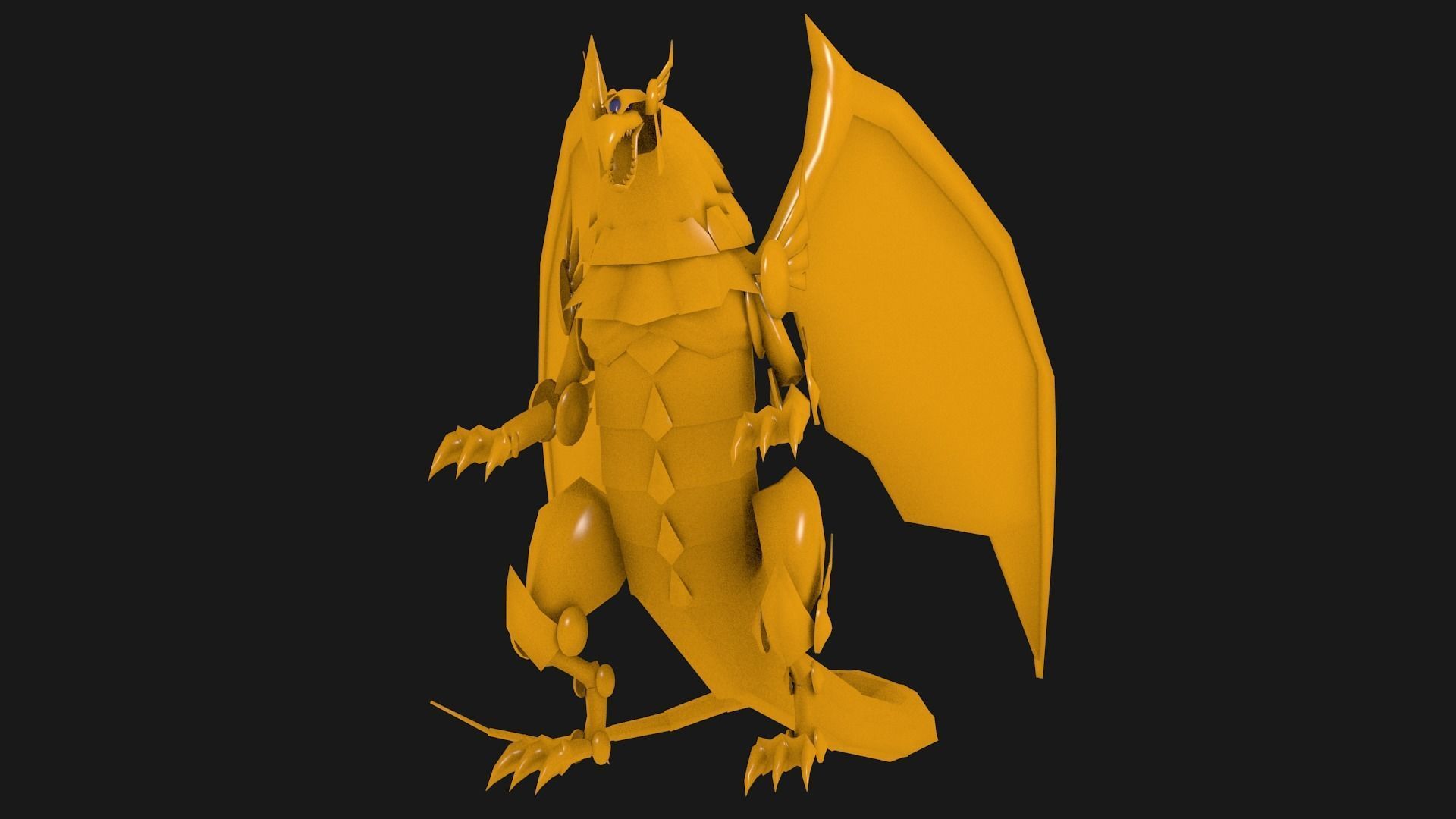 3D model The Winged Dragon of Ra yugioh VR / AR / low-poly | CGTrader