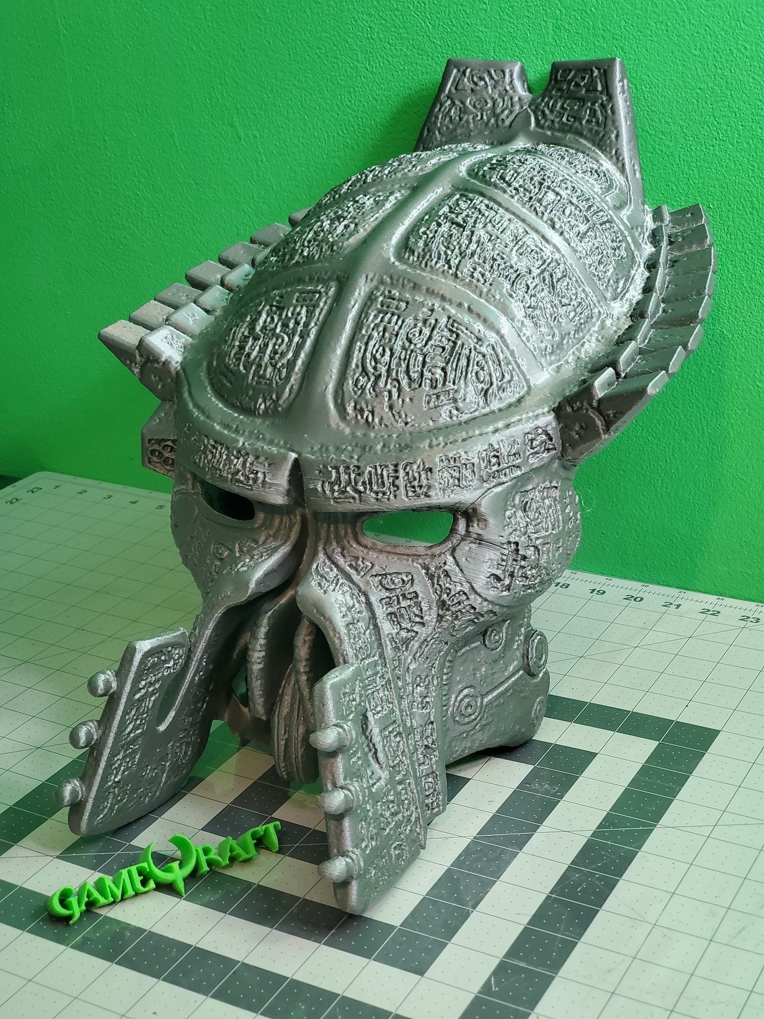 PREDATOR LORD BIOMASK COSPLAY HELMET AVP ANCIENT GYLPHS Hi-Poly 3D ...
