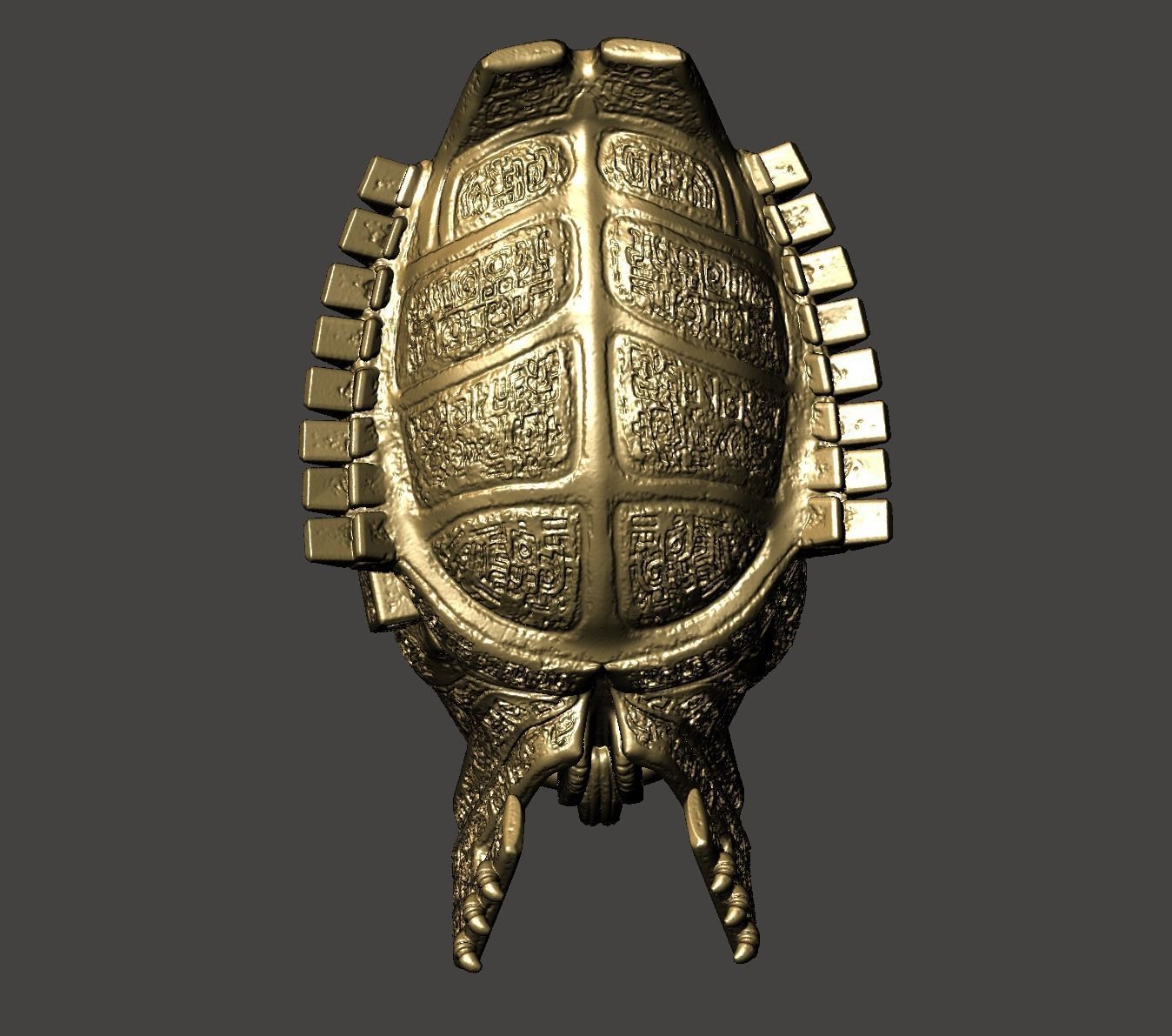 PREDATOR LORD BIOMASK COSPLAY HELMET AVP ANCIENT GYLPHS Hi-Poly 3D ...