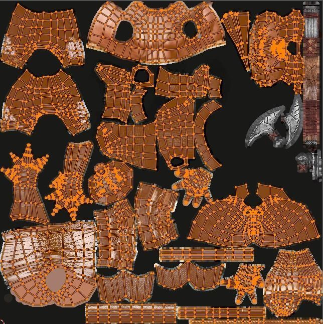 3D model Kataro Oyagi Japanese Enemy Character Lowpoly Game Ready VR ...