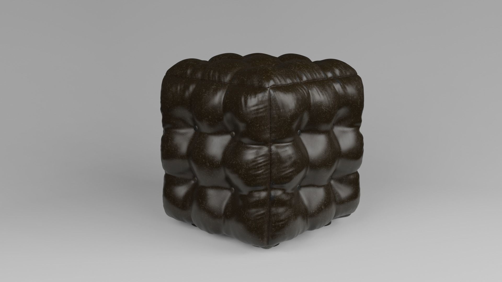 pouf chair free 3D model | CGTrader